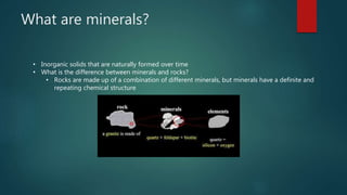 Minerals of the earths crust | PPTX