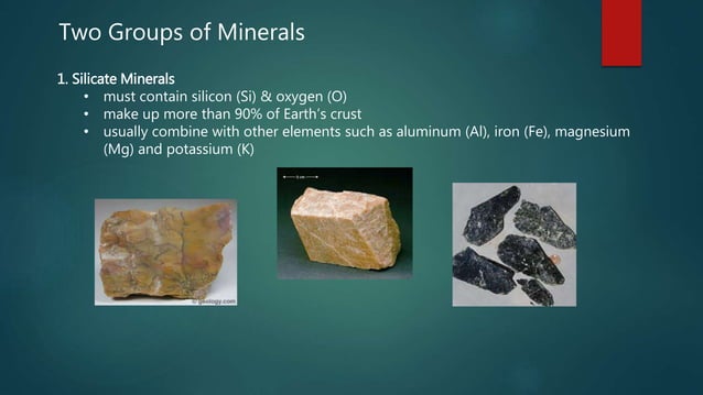 Minerals of the earths crust | PPTX