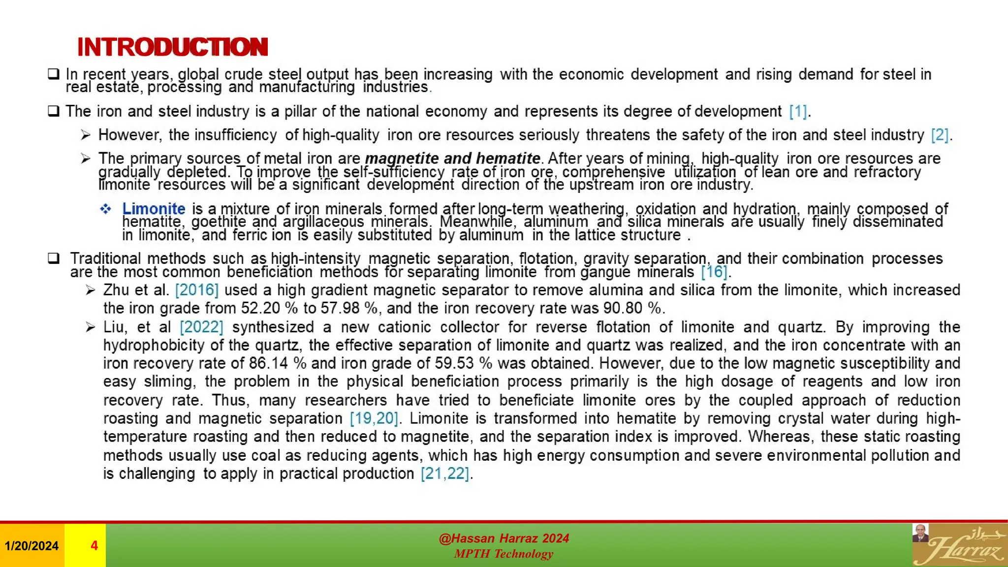 Minerals phase transformation by hydrogen reduction.pdf