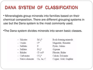 Minerals Resources India | PPT