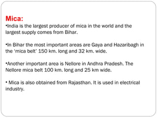 Minerals Resources India | PPT