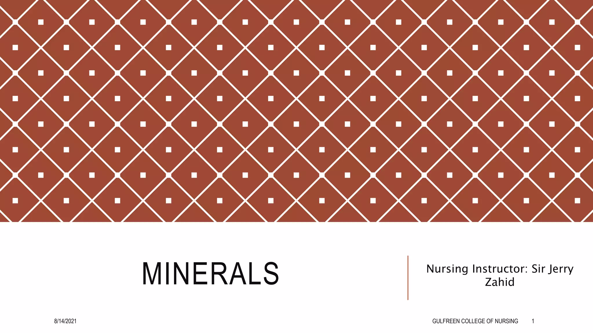 Minerals ppt | PPTX | Chemistry | Science