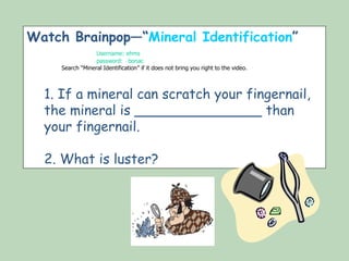Minerals slideshare | PPT | Geology | Science
