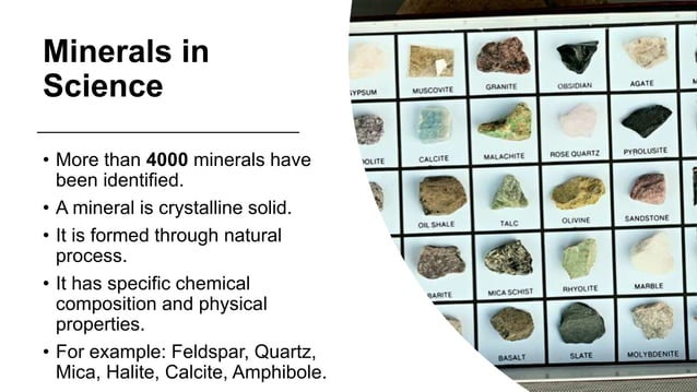 Minerals sodium potassium magnesium chloride, calcium, selenium | PPT
