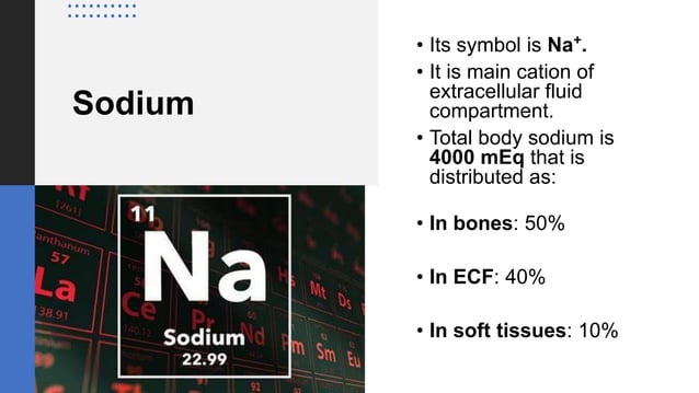 Minerals sodium potassium magnesium chloride, calcium, selenium | PPT