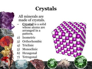 Minerals & their properties | PPT