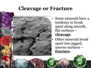 Minerals & their properties | PPT