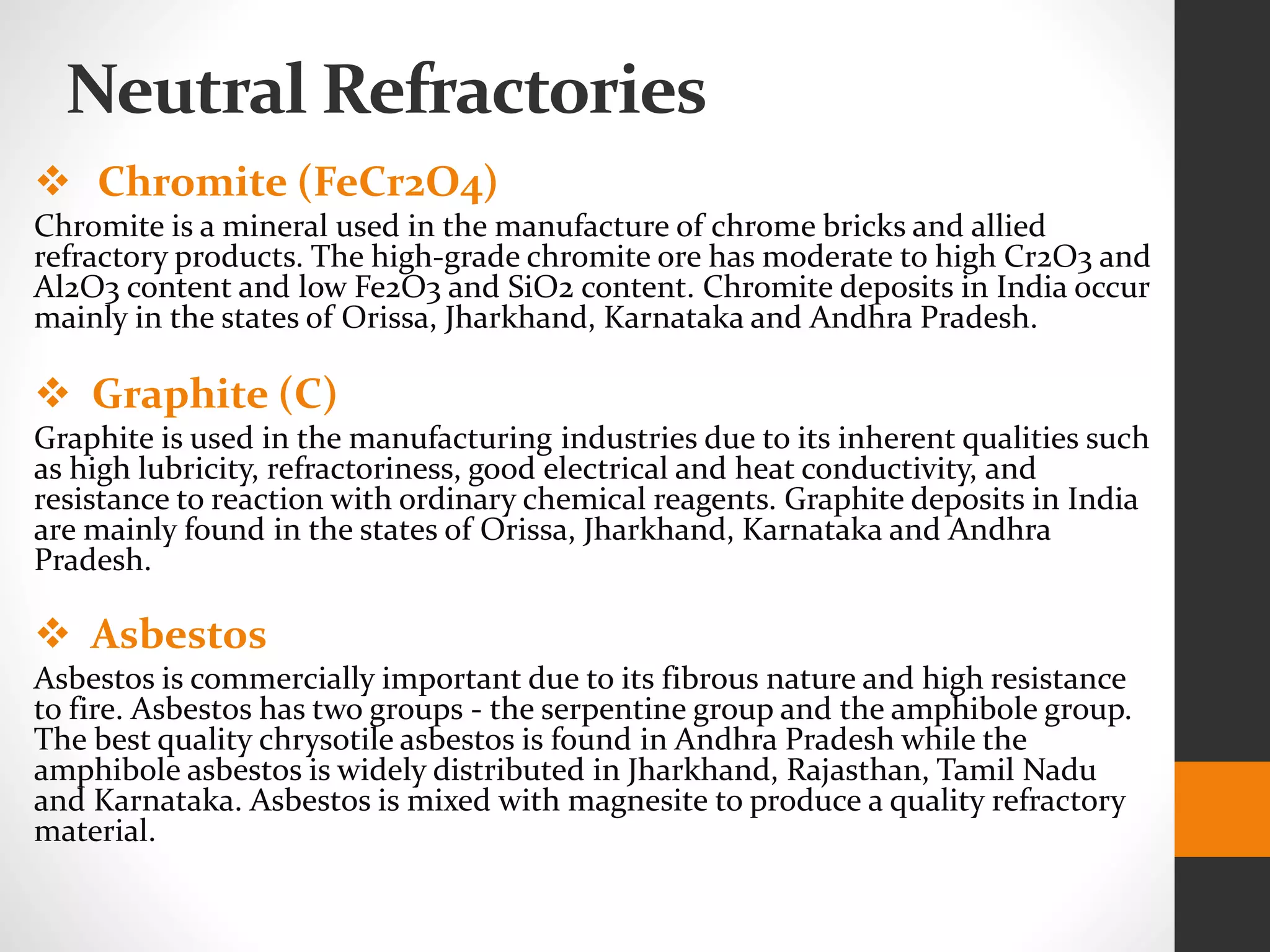 Minerals Used In Refractory Industries by Jatin Pant.pptx