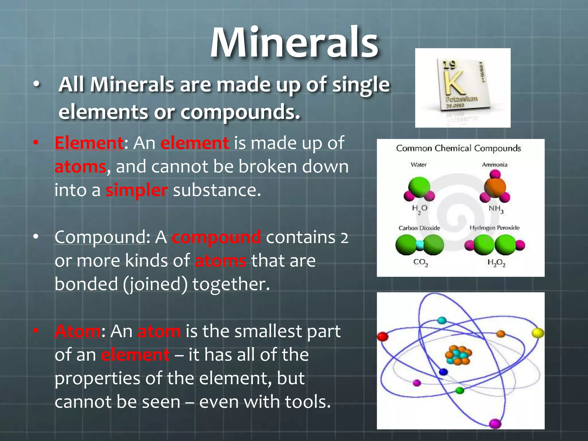 Minerals - What are they? | PPTX
