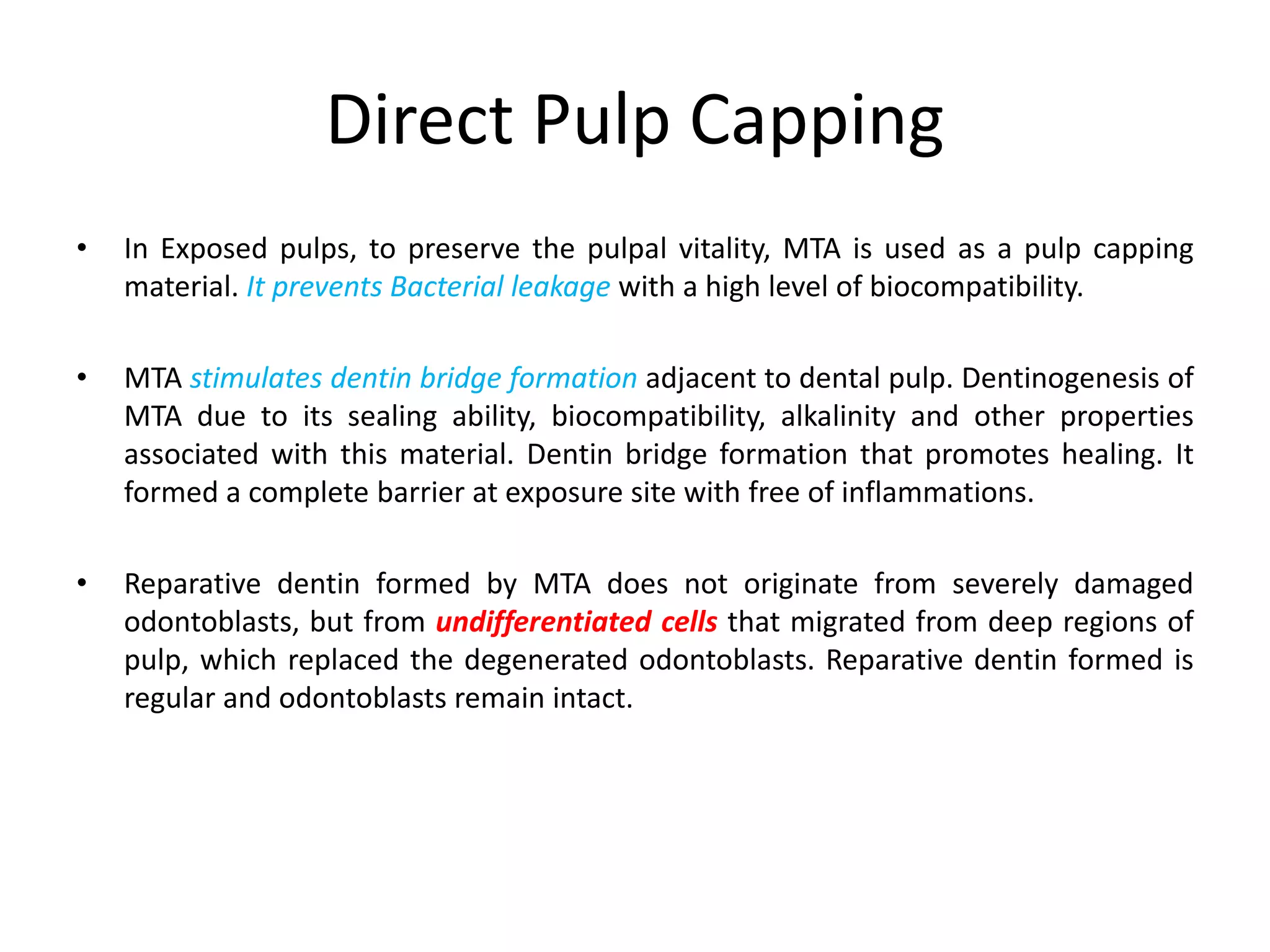 Mineral trioxide aggregate | PPTX