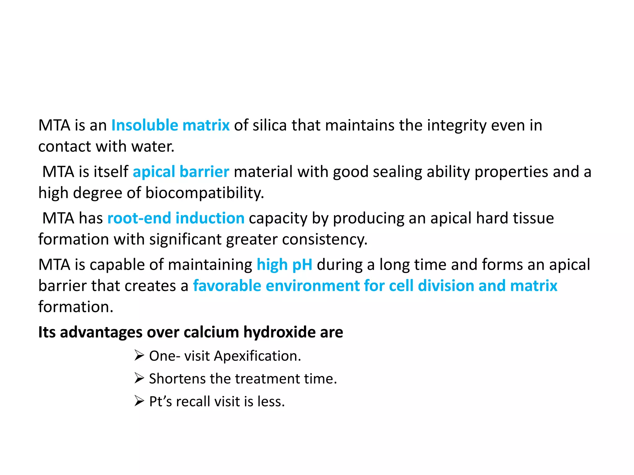 Mineral trioxide aggregate | PPTX