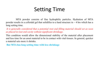 Mineral trioxide aggregate | PPTX