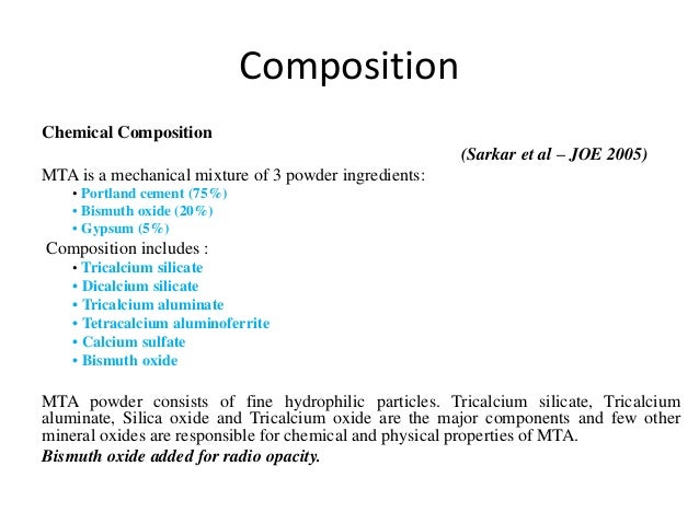 Mineral trioxide aggregate