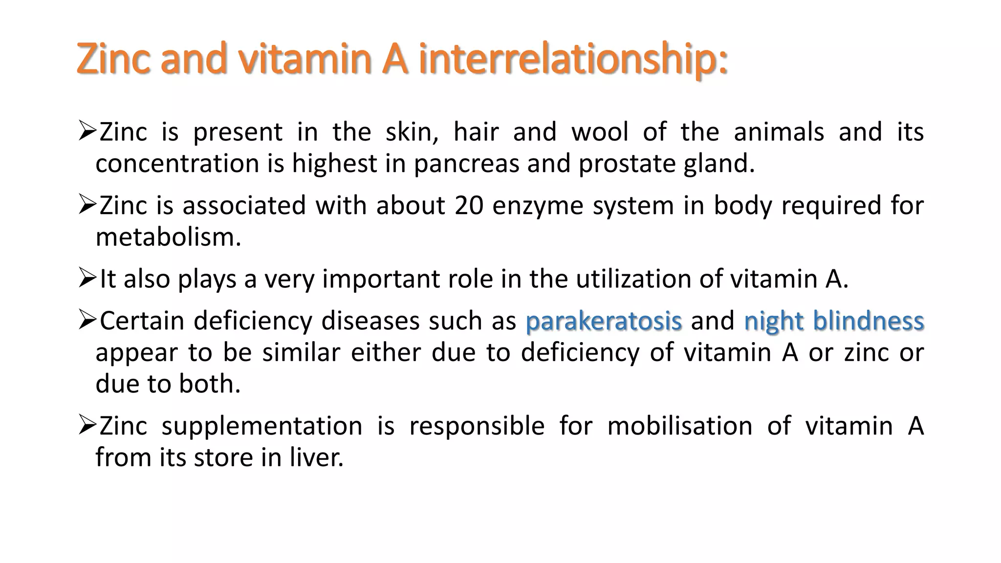 Mineral vitamin interrelationship | PPTX