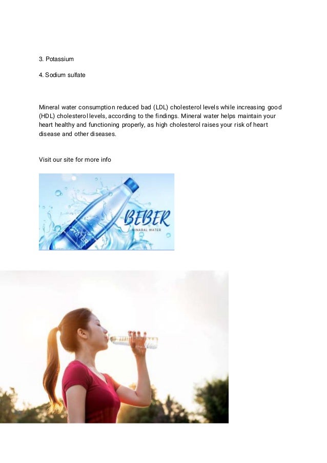 Benefits of mineral water | PDF