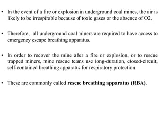 Mine rescue and recovery | PPT