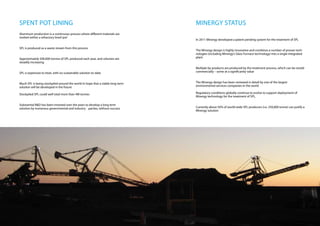 Minergy SPL processing solution | PDF