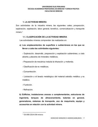 Minero e hidrocarburos | DOCX