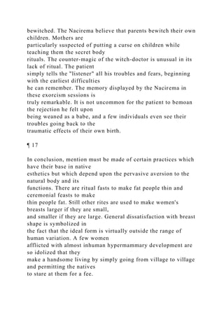 Miners Body Ritual among the Naciremahttpsmsu.edu~j.docx