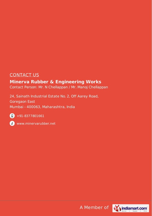 Minerva rubber-engineering-works | PDF