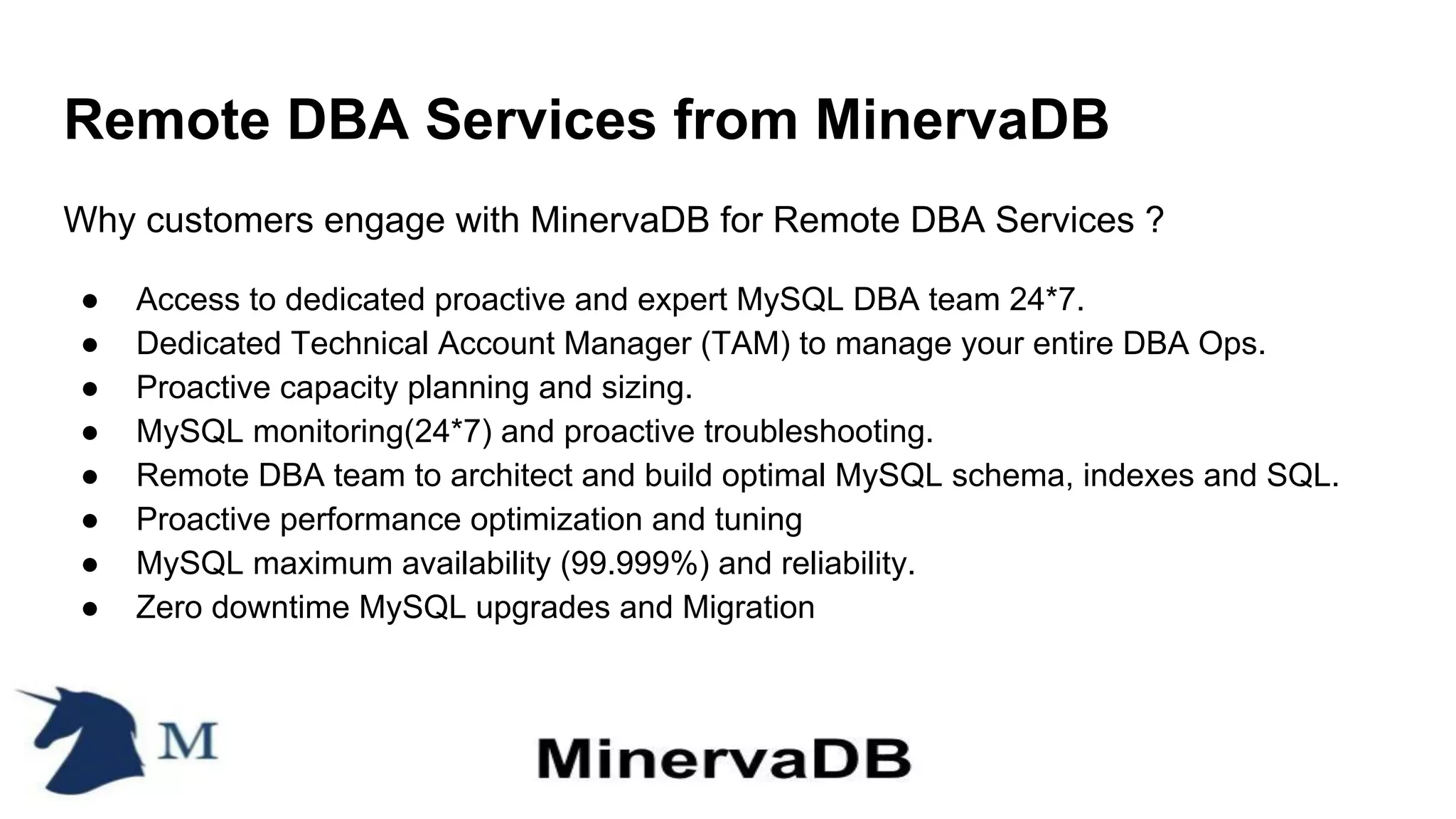 Minerva db corporate flyer | PPT