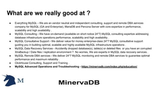 Minerva db corporate flyer | PPT