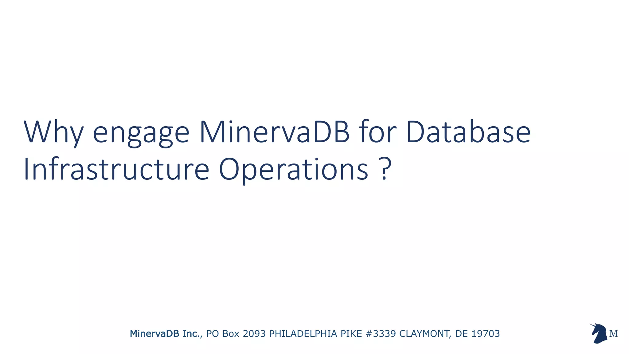 MinervaDB Corporate Presentation | PPT