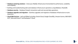 MinervaDB Corporate Presentation | PPT