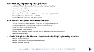 MinervaDB Corporate Presentation | PPT