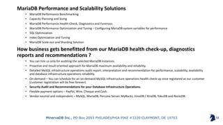 MinervaDB Corporate Presentation | PPT