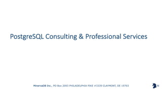 MinervaDB Corporate Presentation | PPT