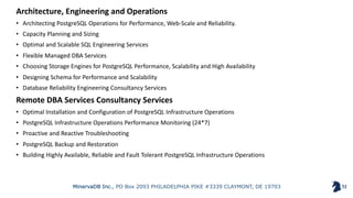 MinervaDB Corporate Presentation | PPT