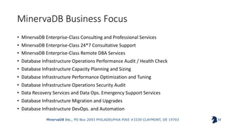 MinervaDB Corporate Presentation | PPT