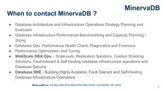 MinervaDB corporate profile | PDF