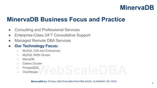 MinervaDB corporate profile | PDF