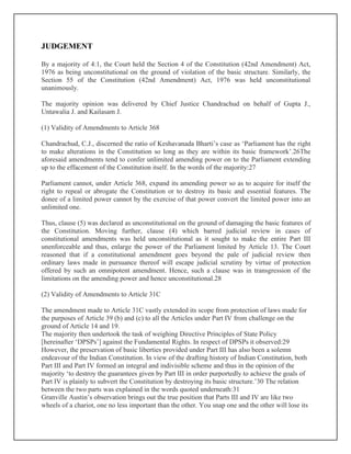 Minerva mill case ltd | PDF
