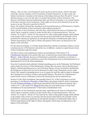 Minerva mill case ltd | PDF