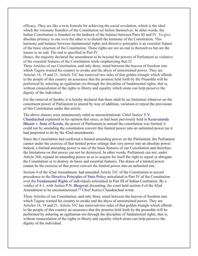 Minerva mill case ltd | PDF