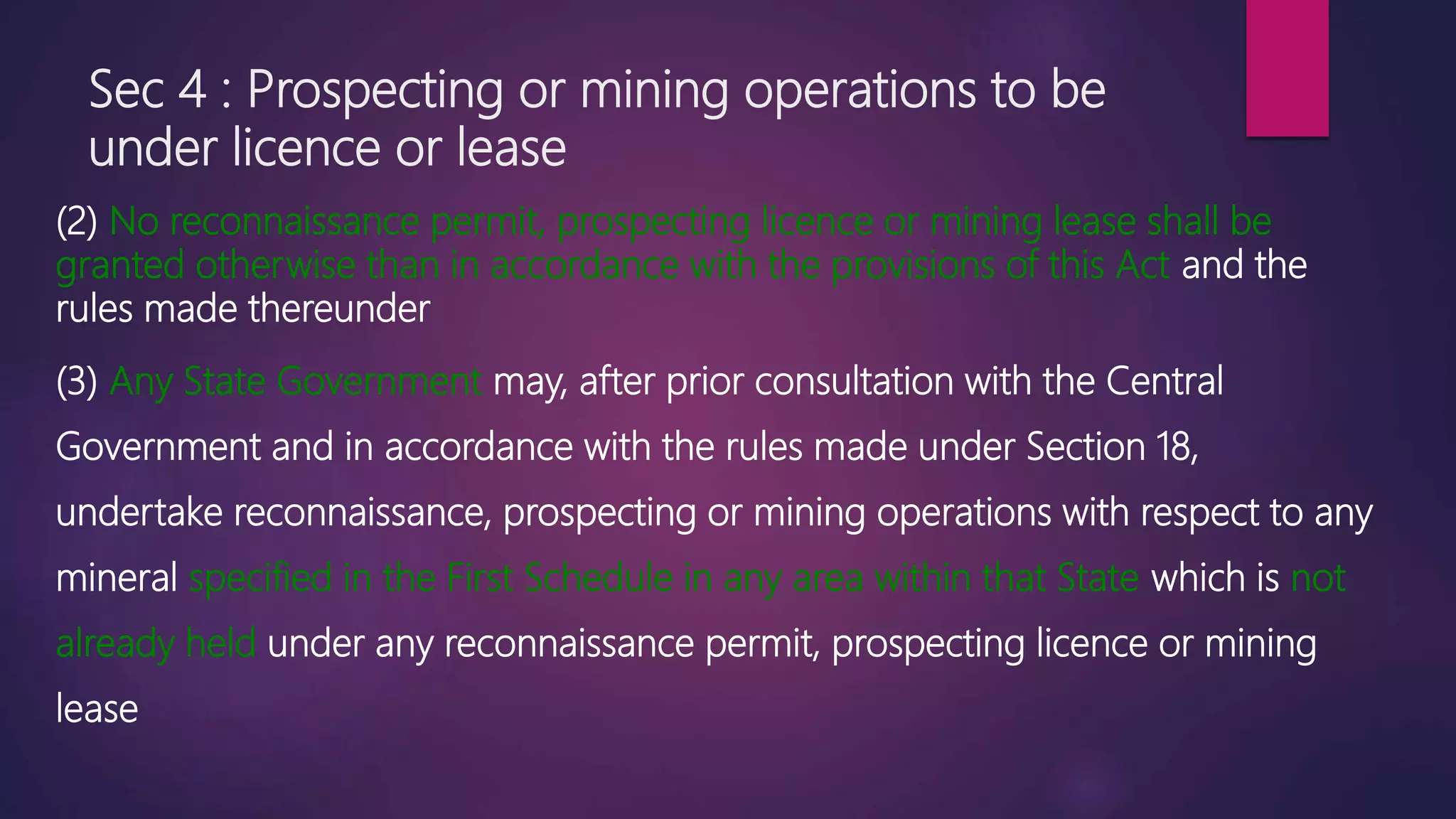 MINES AND MINERALS (DEVELOPMENT AND REGULATION) ACT, 1957.pptx