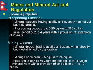 Mines and Minerals in Nepal | PPT