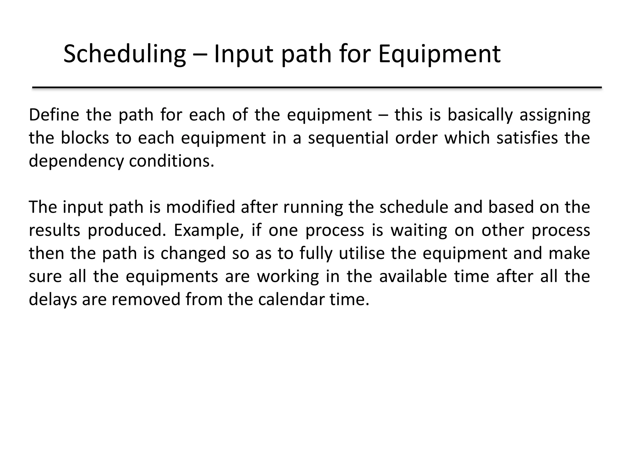 Mine scheduling process | PPTX