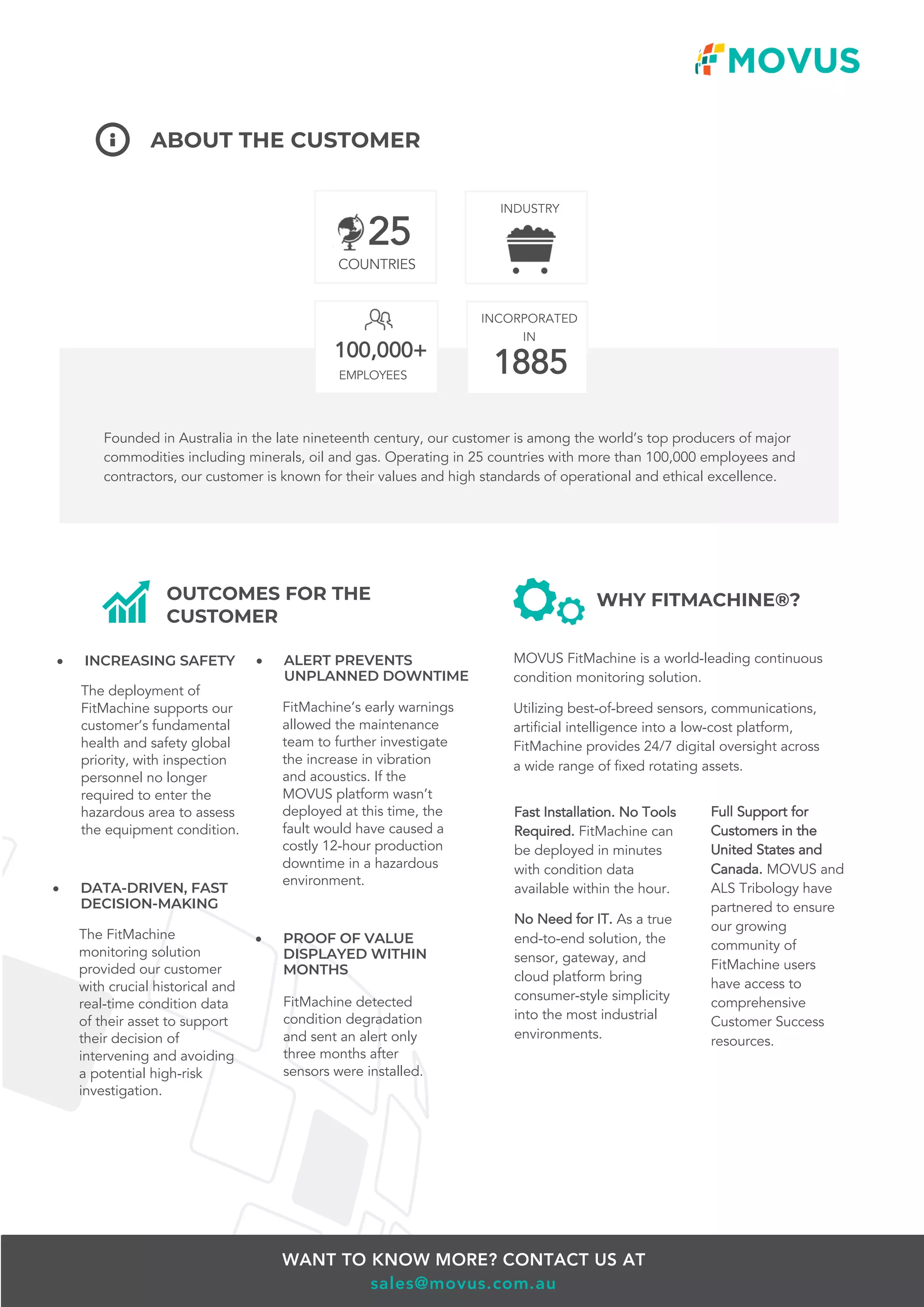 MOVUS Mining Case Study | PDF