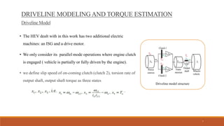 Cooperative Control Of Drive Motor And Clutch For Gear Shift Of Hybrid ...