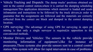 gps system and application in mining | PPTX