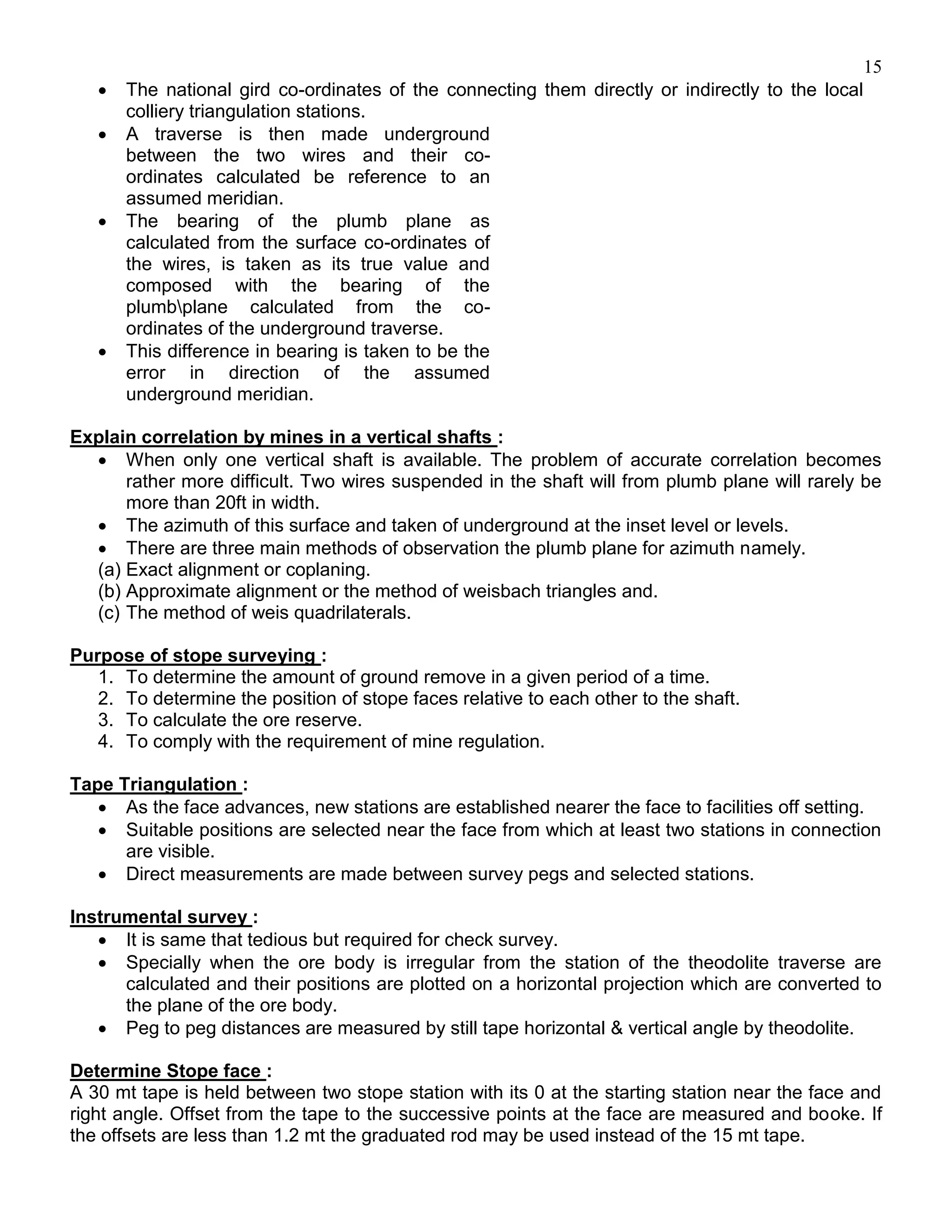 Mine surveying 981 (1) | PDF