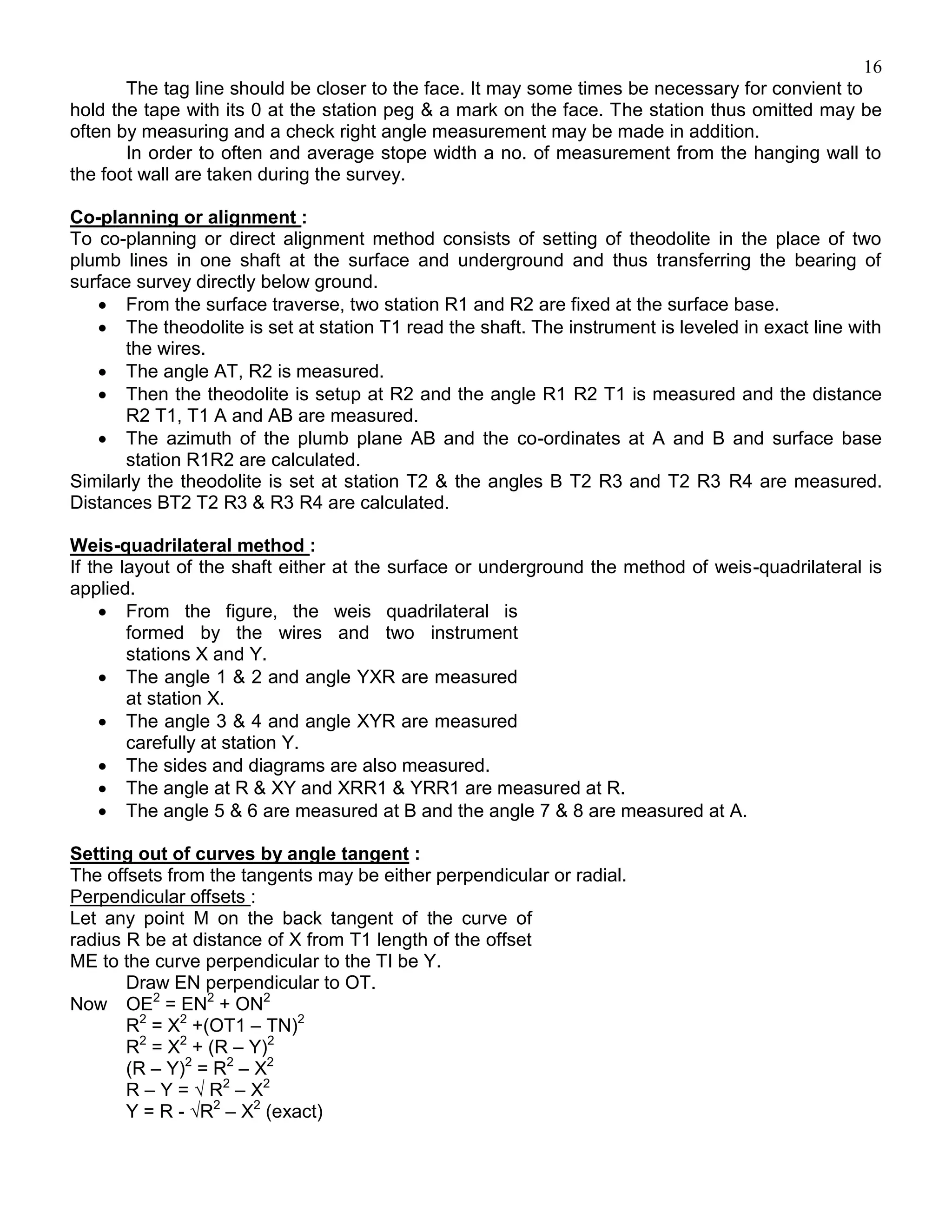 Mine surveying 981 (1) | PDF