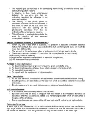 Mine surveying 981 (1) | PDF