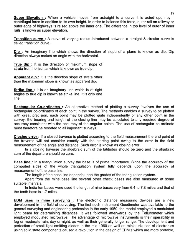 Mine surveying 981 (1) | PDF