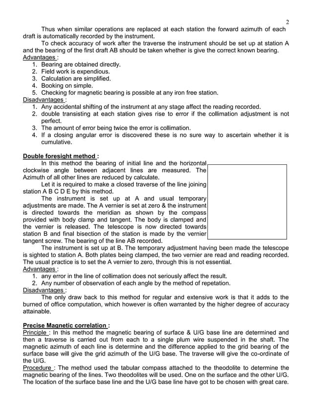 Mine surveying 981 (1) | PDF