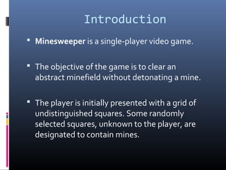 Mine sweeper | PPT